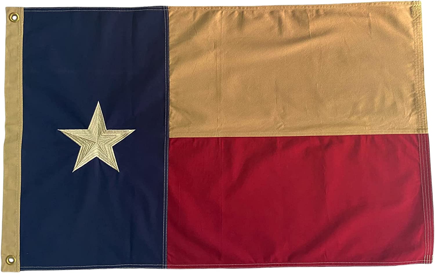 Vintaged Texas Flag Cotton 3x5 Outdoor TX State Flags Heavy Duty Made ...